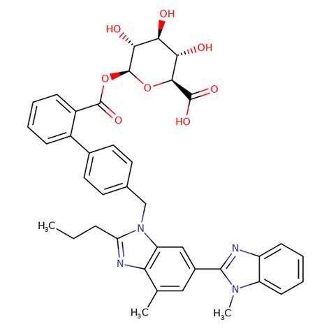 Telmisartan Acyl B D Glucuronide 250780 40 6 Mt07380