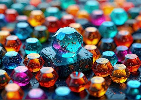 Dynamic Hexagonal Abstraction Ai Generated Hd Background Stock Illustration Illustration Of