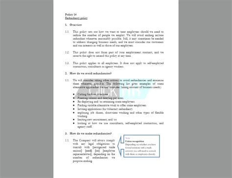Redundancy Policy Click Hr