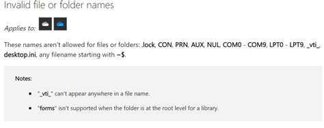 Sharepoint Allowing File Upload With Invalid Filename Starting With Microsoft Community Hub