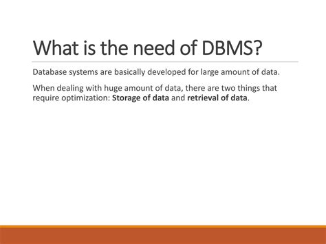 Dbms Introductionpptx Databases Computer Software And Applications