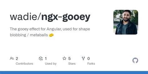 Ngx Gooey The Gooey Effect For Angular 🧽 Rangular