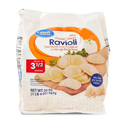Great Value Mini Round Cheese Ravioli 20 Oz Delivery Or Pickup Near