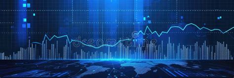 Stock And Forex Trading Chart Digits Numbers Bearish And Bullish Candles Data And Digital