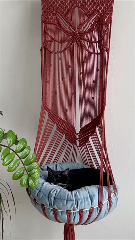 Beautiful Macrame Cat Hammock Collection Artofit