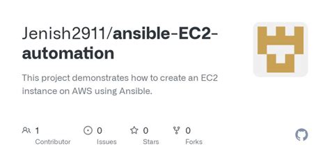 Jenish Mistry On Linkedin Github Jenish2911ansible Ec2 Automation