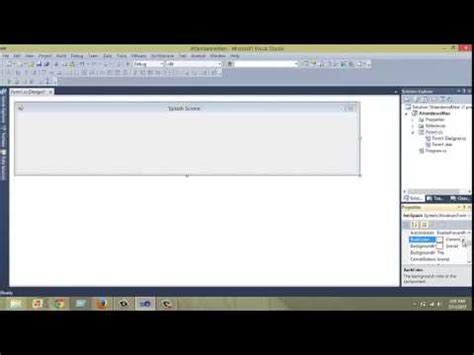 Creating A Splash Screen In C Youtube