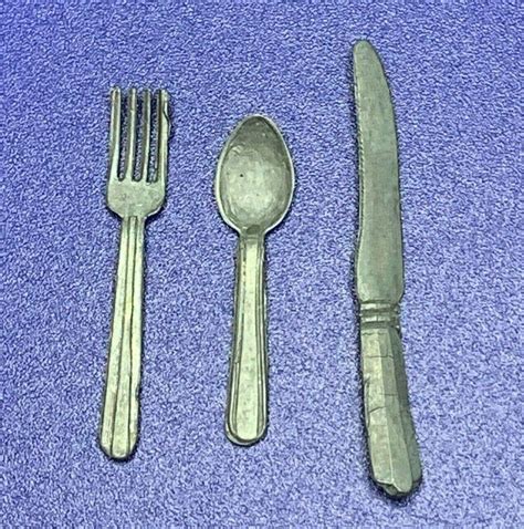 Vtg 1964 Barbie Candy Striper Volunteer 889 Metal Utensils Fork