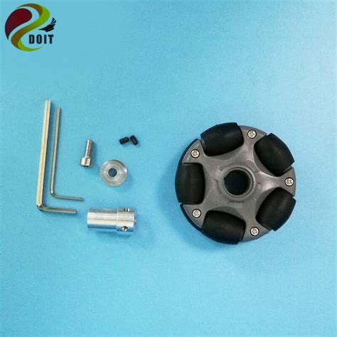 Doit 1pcs 58mm Omni Universal Wheel For Arduino Robot Car Chassis Kit For Diy Robotic Motor