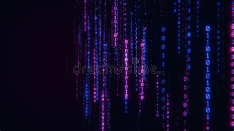 digital binary background big data digital code futuristic