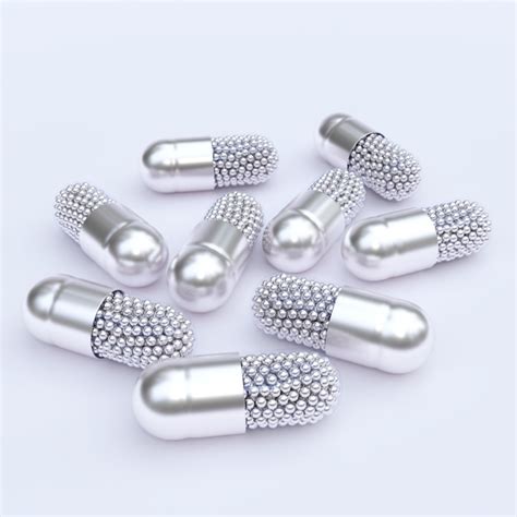 Premium Photo | Metalic capsules