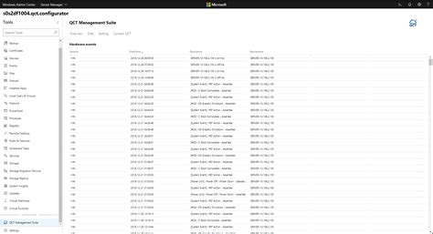 Windows Admin Center Sdk のケース スタディ Qct Microsoft Learn