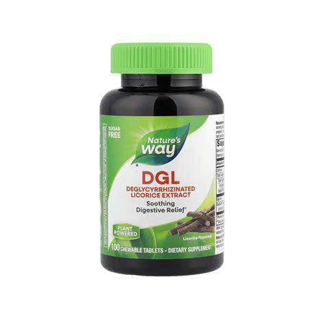 Dgl 100 Chewables Natures Way Aleksuplementi