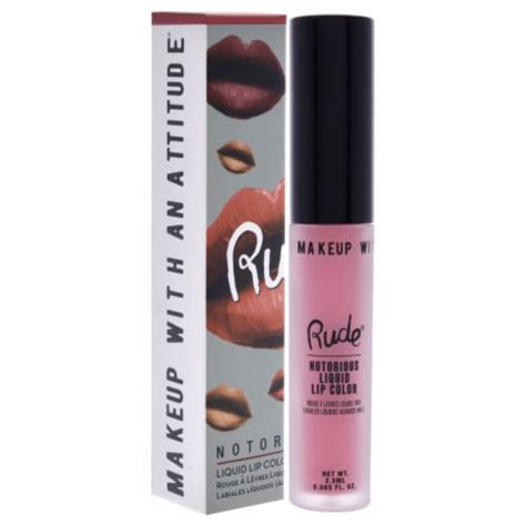 Rude Cosmetics Notorious Rich Long Liquid Lip Color Going Topless For