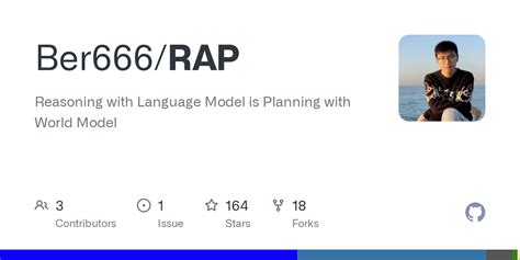 GitHub Ber RAP Reasoning With Language Model Is Planning With World Model