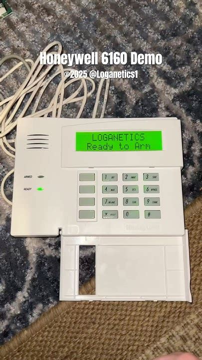 Honeywell 6160 Custom English Security Keypad Demonstration W Vista 15p Security Burglary