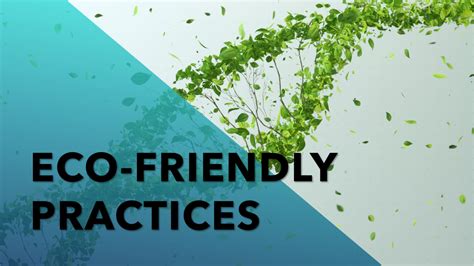 Sustainability Embracing Eco Friendly Practices For A Greener Future 🌍🌱