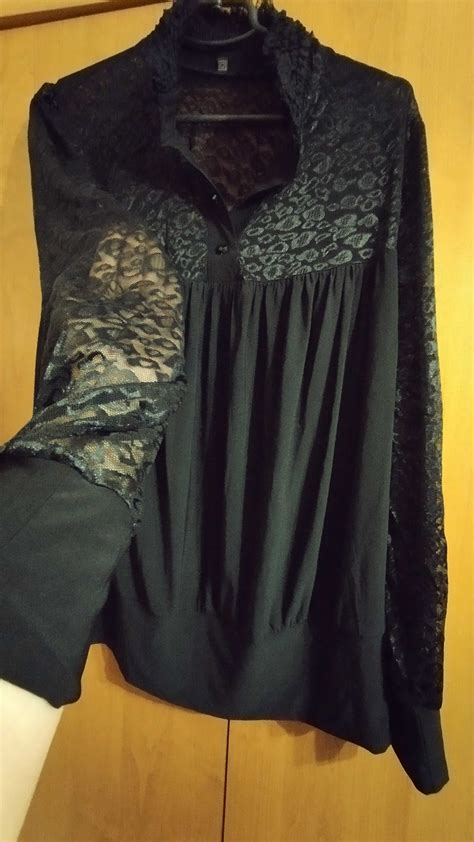 Блуза нарядна Чорна великого розміру Розмір 62 64 Нова 200 грн Блузи Полтава на Olx