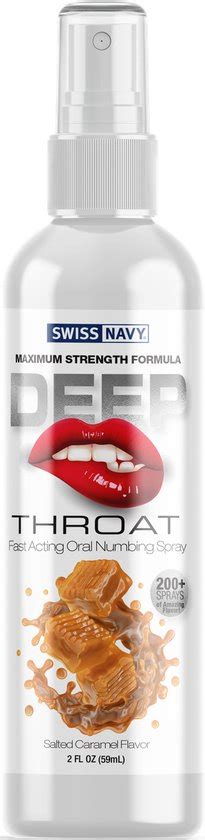 Deep Throat Spray Salted Caramel 2 Oz 60 Ml