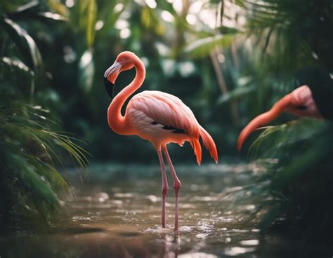 Premium Photo A Flamingo Birds