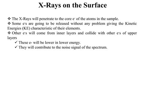 X Ray Photoelectron Spectroscopy Xps Ppt