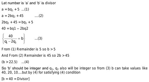 a number when divided by a divisor leaves a remainder of 5 and when