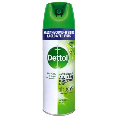 Dettol Disinfectant Spray Morning Dew 消毒喷雾 450ml Prime Online