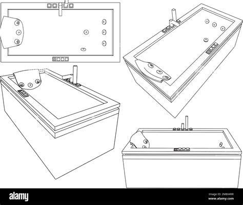 Bathroom Bath Vector Stock Vector Image And Art Alamy