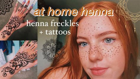 How To Do Henna Henna Freckles Henna Tattoos Youtube