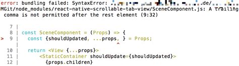 A Trailing Comma Is Not Permitted After The Rest Element Const