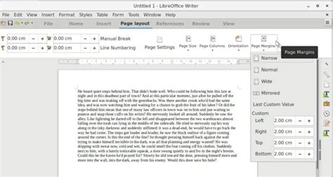 How To Change Margins In LibreOffice OpenOffice Writer