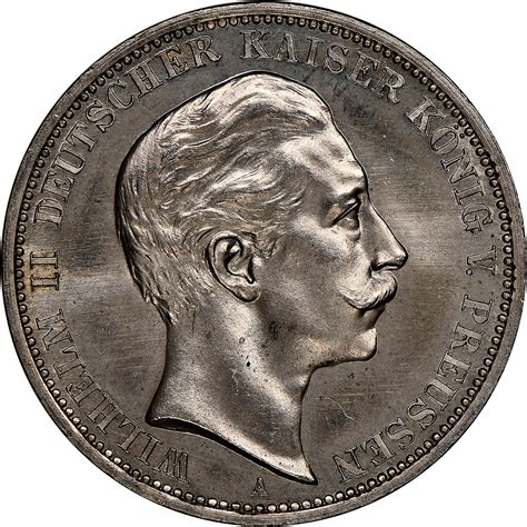 German States Prussia 3 Mark Km 527 Prices And Values Ngc