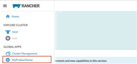 Getting Started Rancher UI Extensions