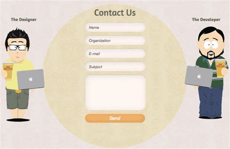 Beautiful Contact Form Designs You Can Steal CSS Examples