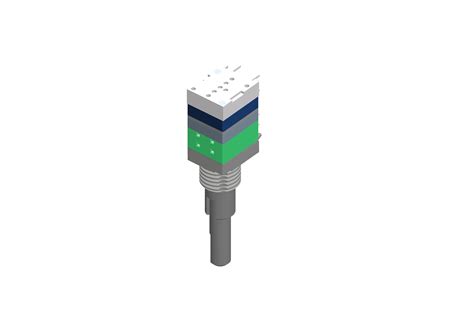 Mm Metal Dual Shaft Sealed Incremental Rotary Encoder With Mm Push Switch Incremental