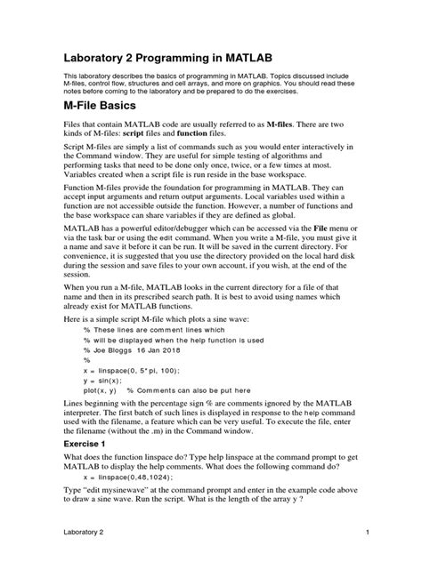 Lab 2 Pdf Matlab Root Mean Square