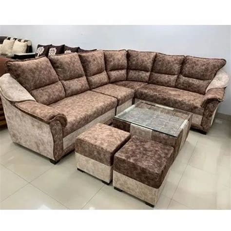 Modern Corner Sofa Set Seating Capacity 8 Seater Size 9x8 Feet At
