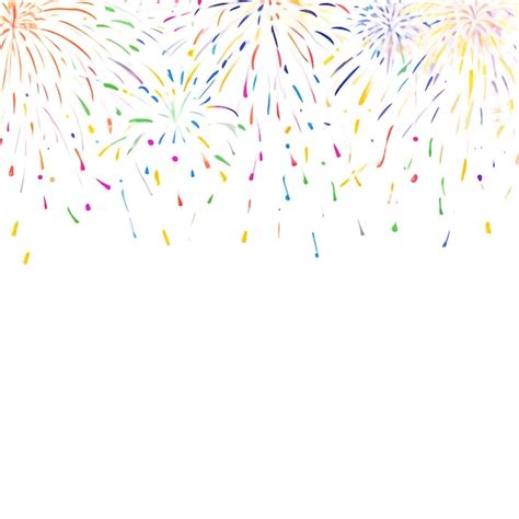 Happy New Year Fireworks Confetti Background Images Collections Cute