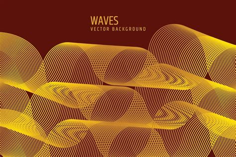 Premium Vector Wave Line Abstract Background 01