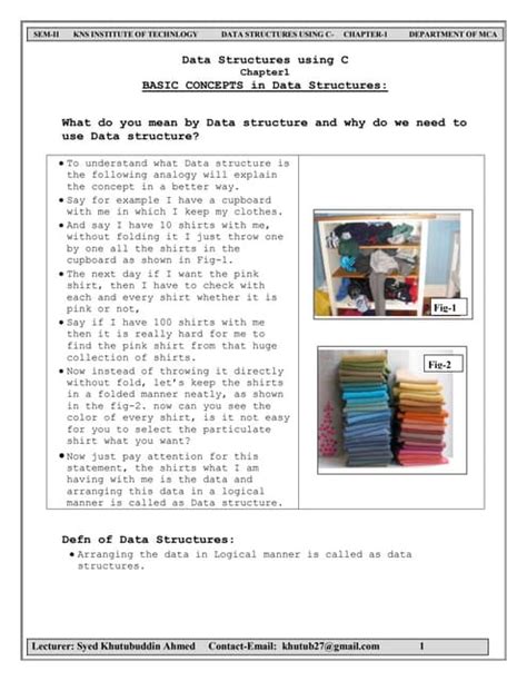 Data Structure Chapter 1 Presentation Module 1 Pdf