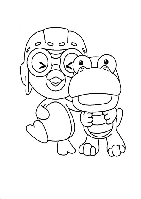 뽀로로 색칠공부 프린트 47장 모음 네이버 블로그