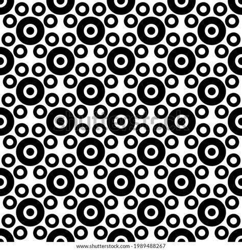 Circles Pattern Vector Black Circles Ornament Stock Vector Royalty Free 1989488267 Shutterstock