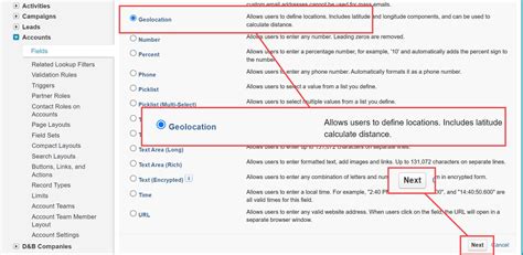 Salesforce Geolocation Field