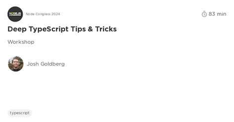 Deep Typescript Tips And Tricks