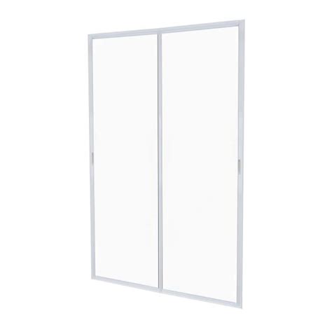 Cancel Para BaÑo 156 A 160 X 185 Cm Rectangular PlÁstico Blanco Doble