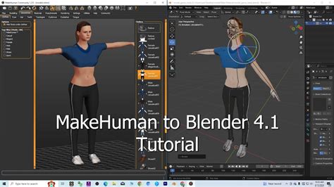 MakeHuman to Blender 4.1 Tutorial - YouTube
