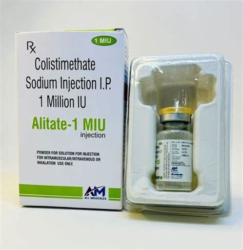 Colistimethate 1 Miu Injection At Best Price In Barwala All Molecules