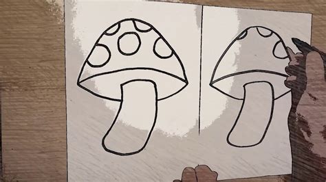 Как да нарисувам картинка на гъба видео за деца картинка за оцветяване рисунки за деца Youtube