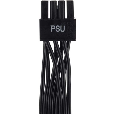 Psu 8 Pin To 6 2 Pin Pci E Male To Male Gpu Power Cable Black