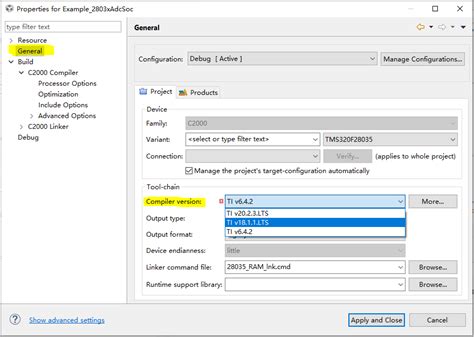 ccs编译器版本问题 this project was created using a version of compiler that is